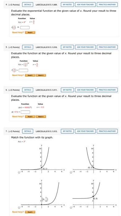 Solved 4 1-12 Points DETAILS LARCOLALG105. 1.000 WYNOS | Chegg.com Solved 4 1-12 Points DETAILS LARCOLALG105. 1.000 WYNOS | Chegg.com