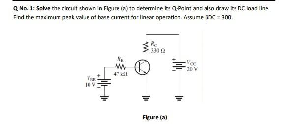 Solved Q No. 1: Solve the circuit shown in Figure (a) to | Chegg.com Solved Q No. 1: Solve the circuit shown in Figure (a) to | Chegg.com