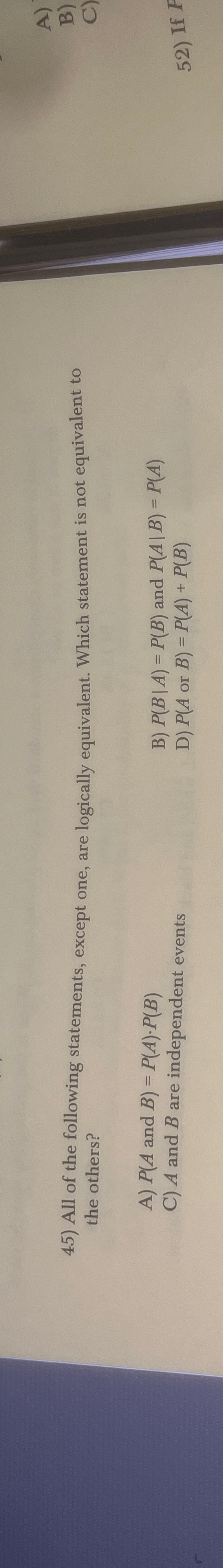 Solved All of the following statements, except one, are | Chegg.com