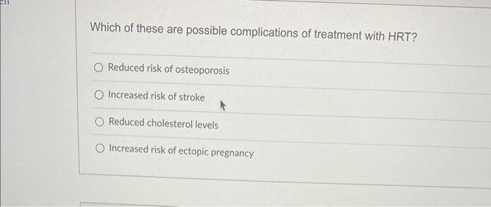 Solved Which of these are possible complications of | Chegg.com