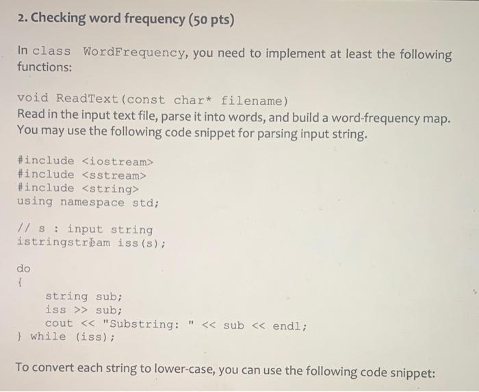 Solved In this assignment, you will implement map data | Chegg.com