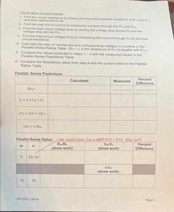 Solved DC Circuits Data and Calculations 0.3 A Data Table 1 | Chegg.com