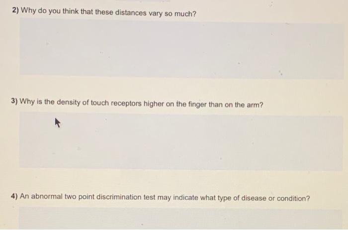 Solved 2) Why do you think that these distances vary so | Chegg.com