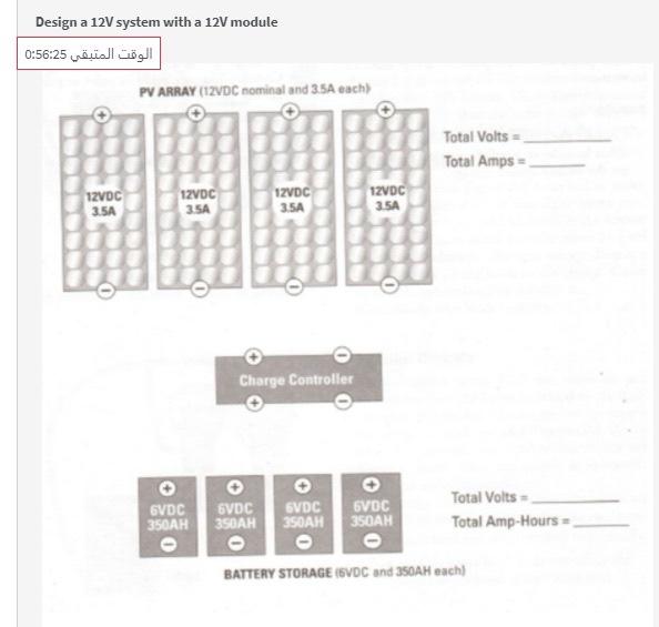 Solved Design a 12V system with a 12V module الوقت المتبقي | Chegg.com