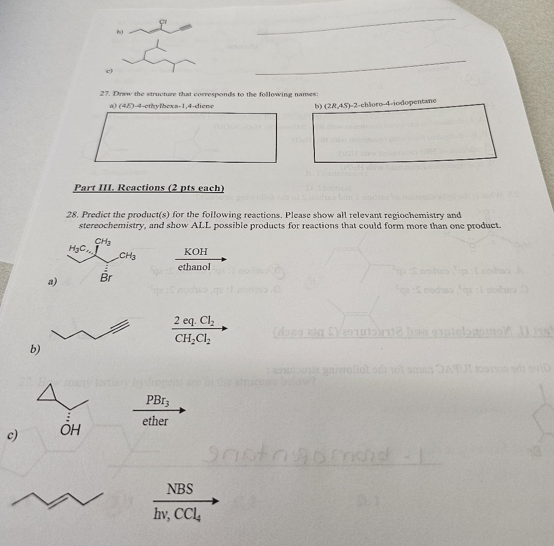 Solved Draw the structure that corresponds to the following | Chegg.com