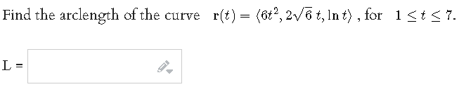 Solved Find the arclength of the curve | Chegg.com