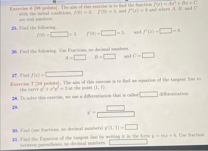Solved Exercise 6[08 points]. The aim of this exercise is to | Chegg.com