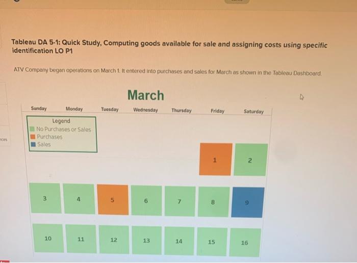Solved Tableau DA 5.1: Quick Study, Computing goods | Chegg.com