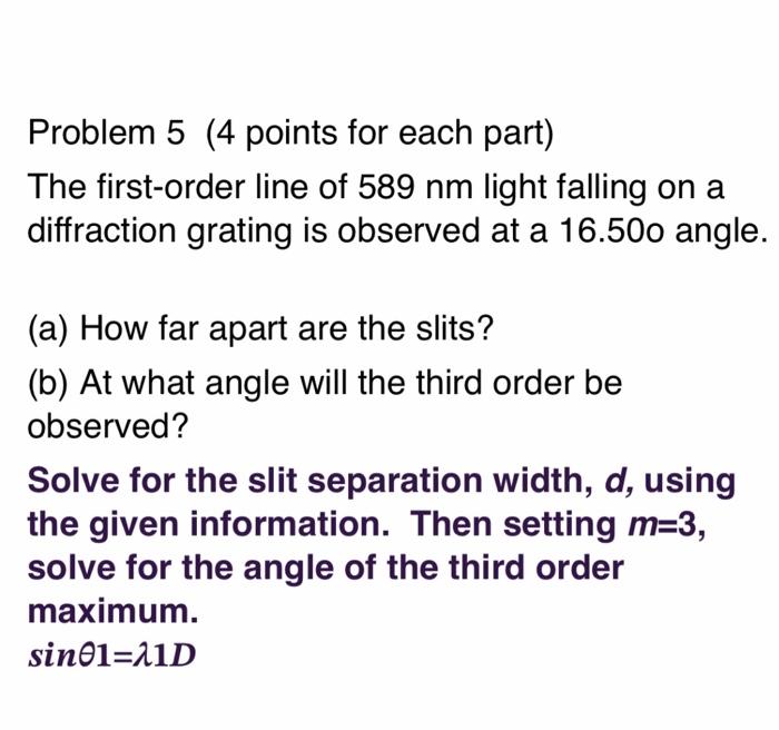 Solved Problem 5 (4 points for each part) The first-order | Chegg.com