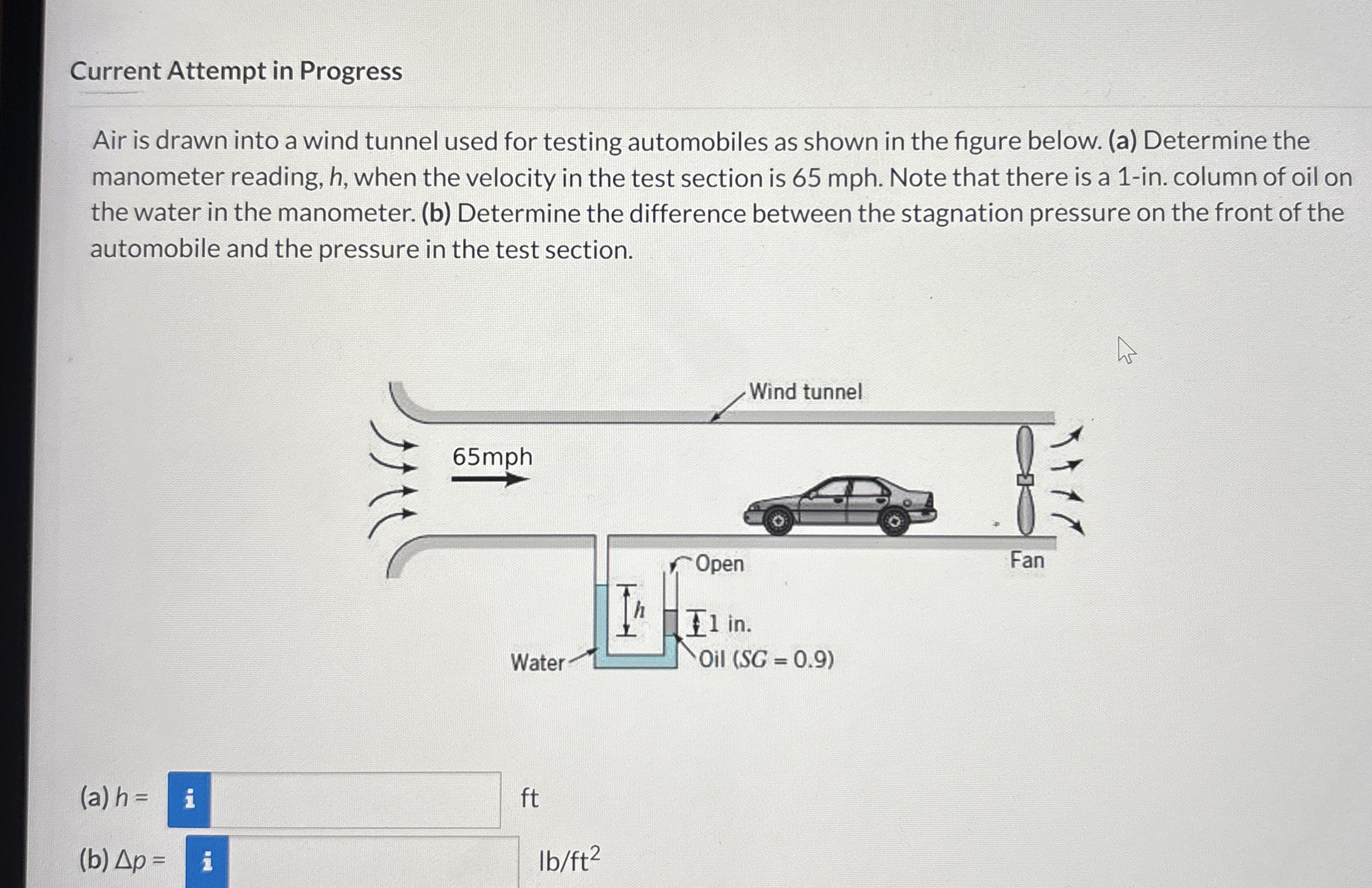 Solved Current Attempt in ProgressAir is drawn into a wind | Chegg.com