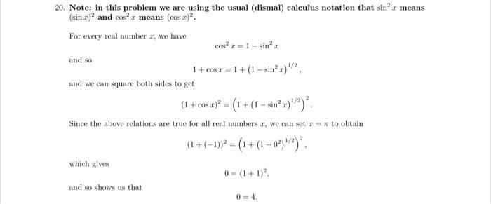 Solved You are presented with proofs that have errors in | Chegg.com