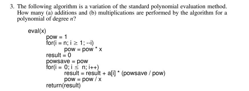 Solved 4. You are to use the algorithm for Winograd's Method | Chegg.com