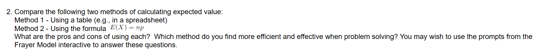 Solved Compare the following two methods of calculating | Chegg.com
