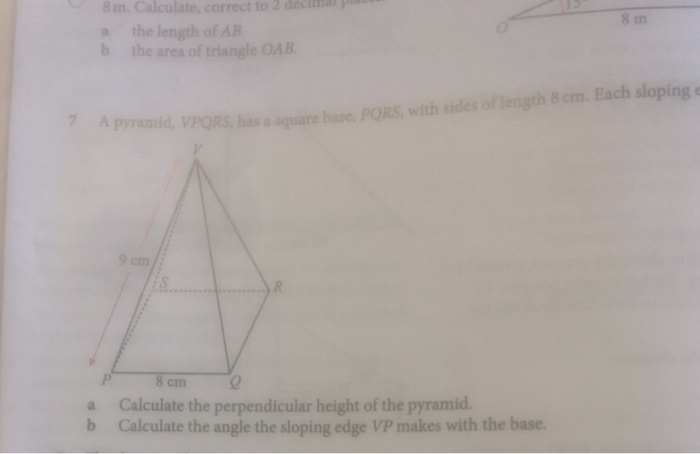 Solved The diagram represents a triangular prism. The | Chegg.com