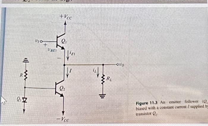 Solved Section 11.2: Class A Output Stage BE 11.1 A class A | Chegg.com