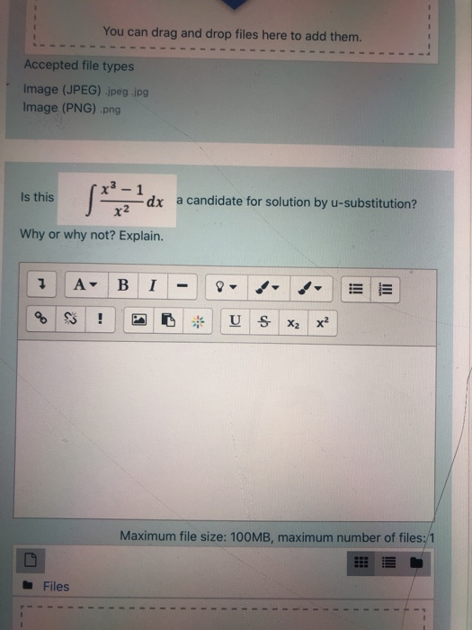Solved You can drag and drop files here to add them. | Chegg.com