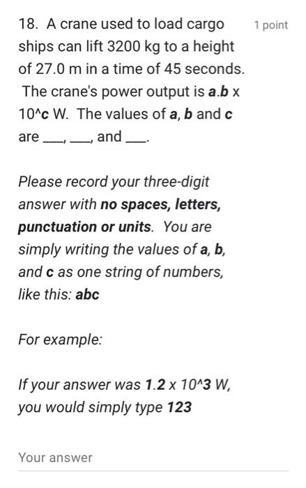 Solved 16. To answer the previous question, which physics | Chegg.com