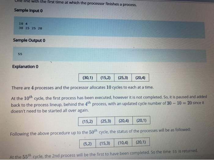 Solved Process Cycling Problem Submissions Leaderboard | Chegg.com