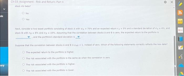 Solved 6. Calculating a beta coefficient for a single stock. | Chegg.com