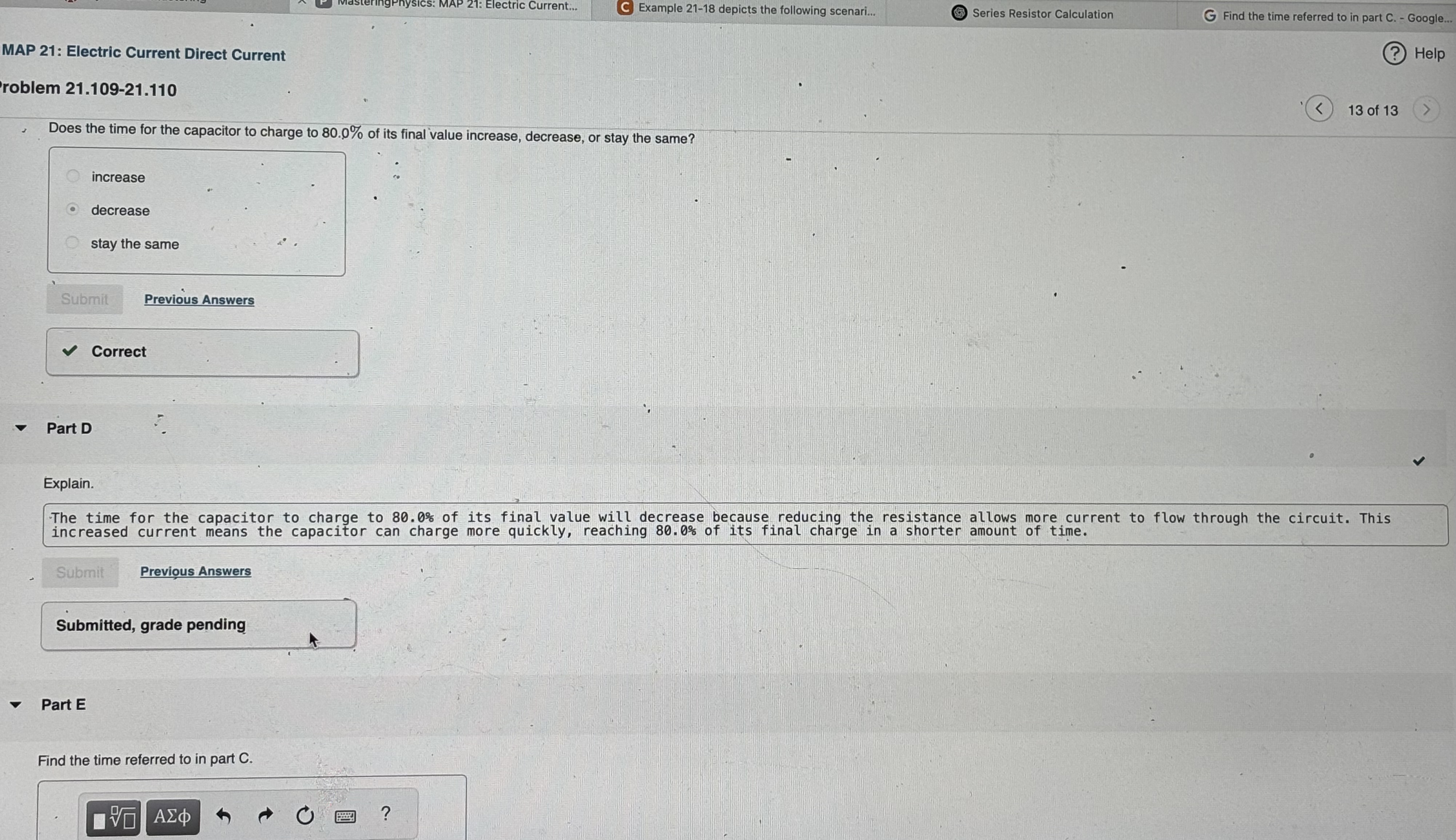 Example 21-18 ﻿depicts the following scenario. A | Chegg.com
