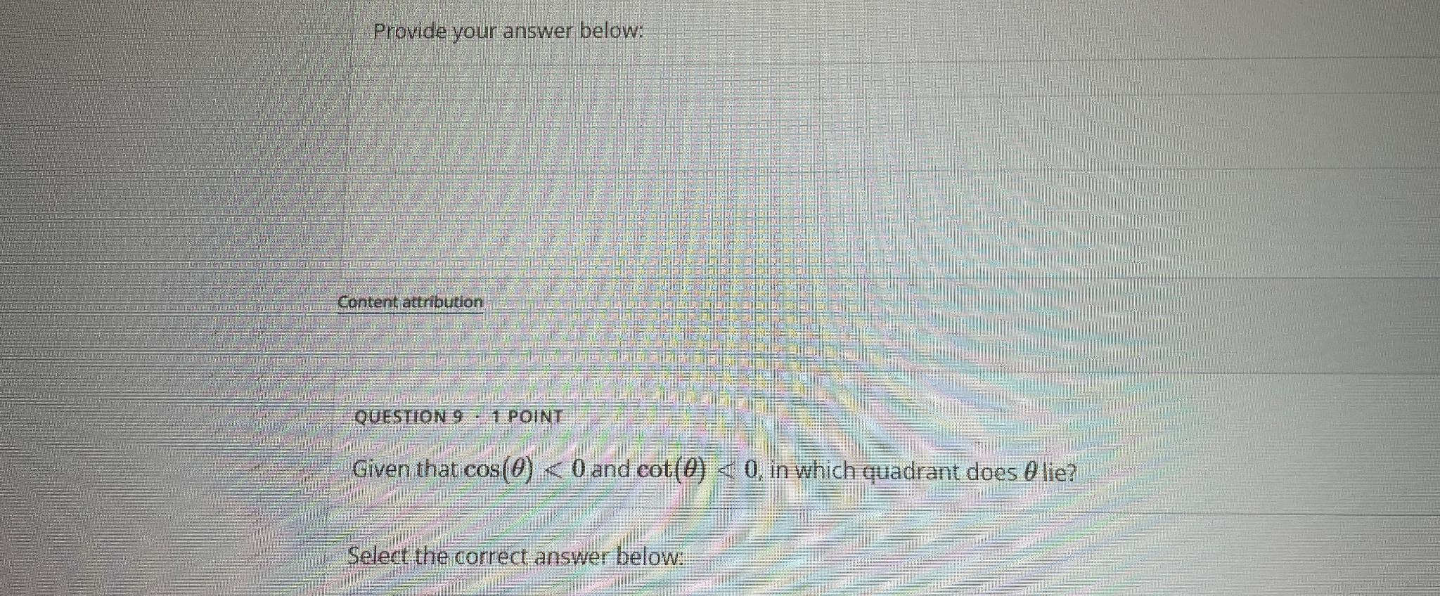 Solved Provide your answer below:Content attributionQUESTION | Chegg.com Solved Provide your answer below:Content attributionQUESTION | Chegg.com