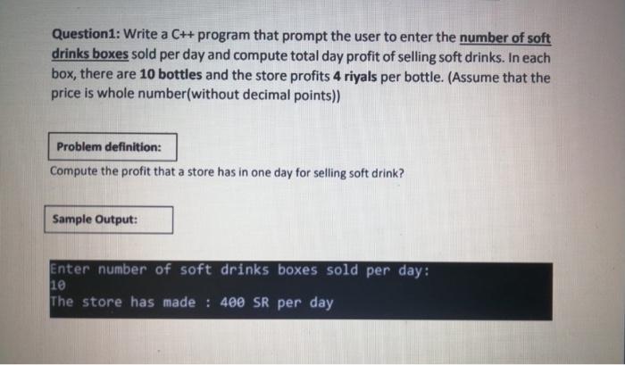 Solved Question1 Write A C Program That Prompt The User 