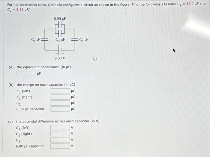 Solved For her electronics class, Gabriella configures a | Chegg.com