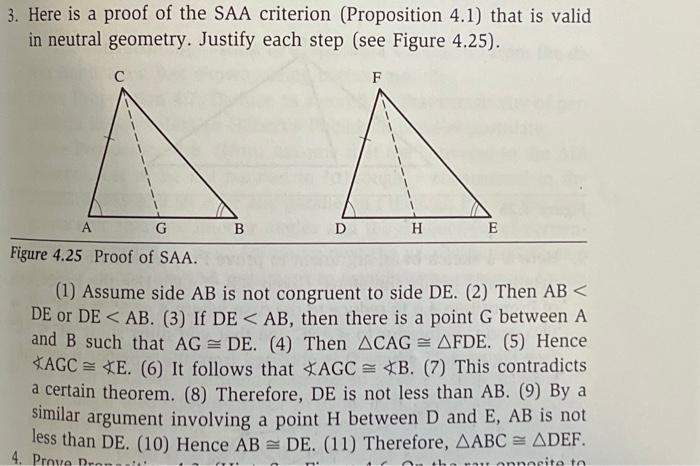 Solved 3. Here is a proof of the SAA criterion (Proposition | Chegg.com
