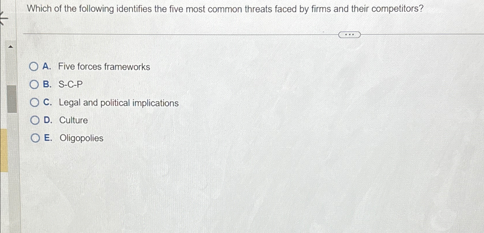 Solved Which of the following identifies the five most | Chegg.com