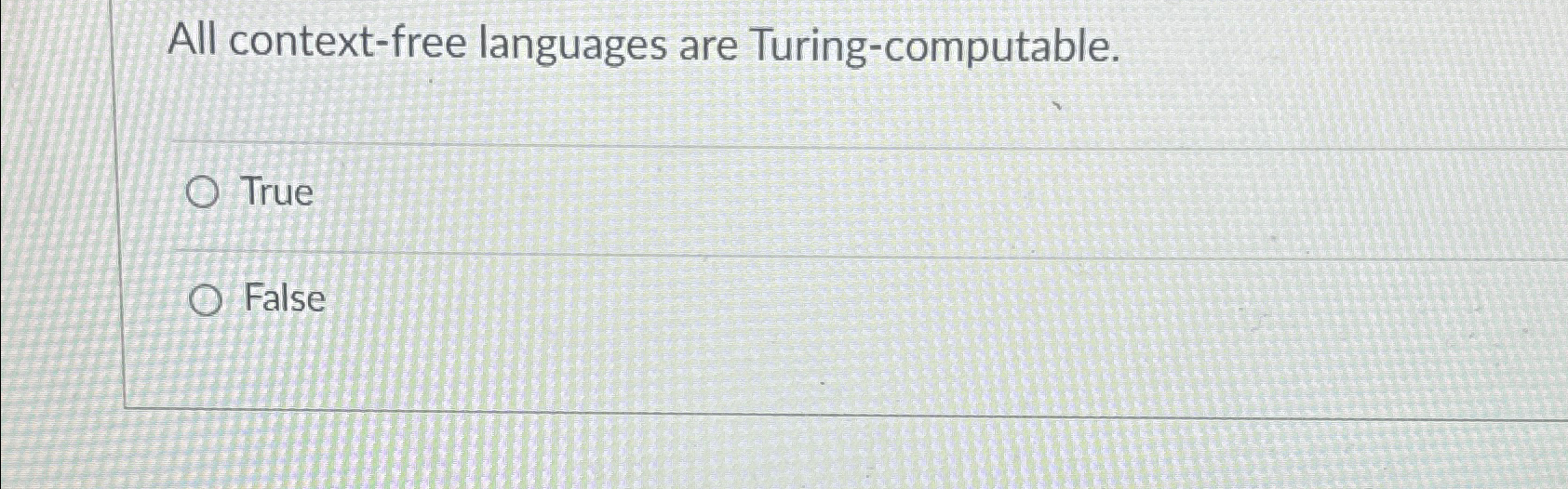 Solved All context-free languages are | Chegg.com