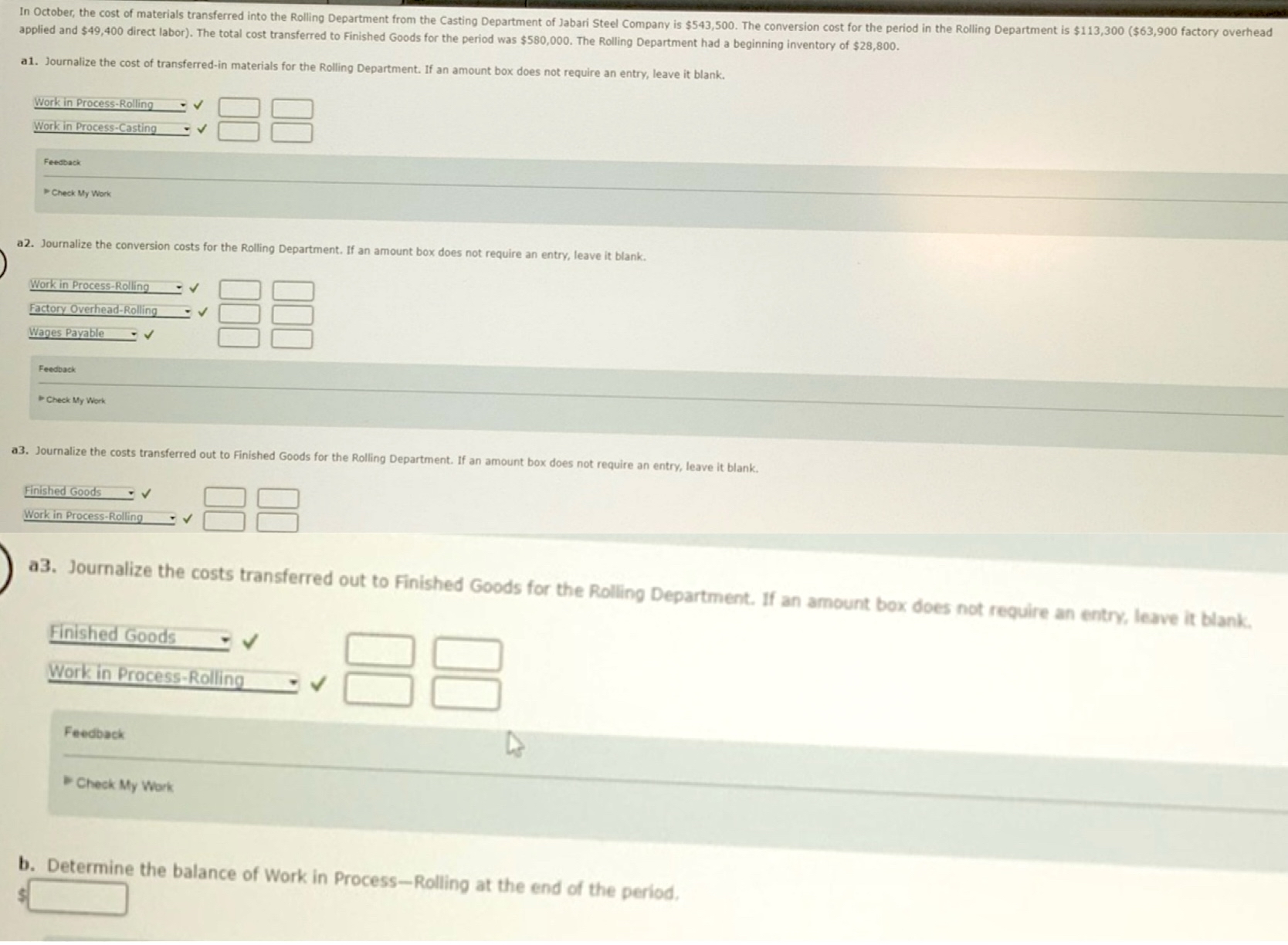Solved applied and $49,400 ﻿direct labor). ﻿The total cost | Chegg.com