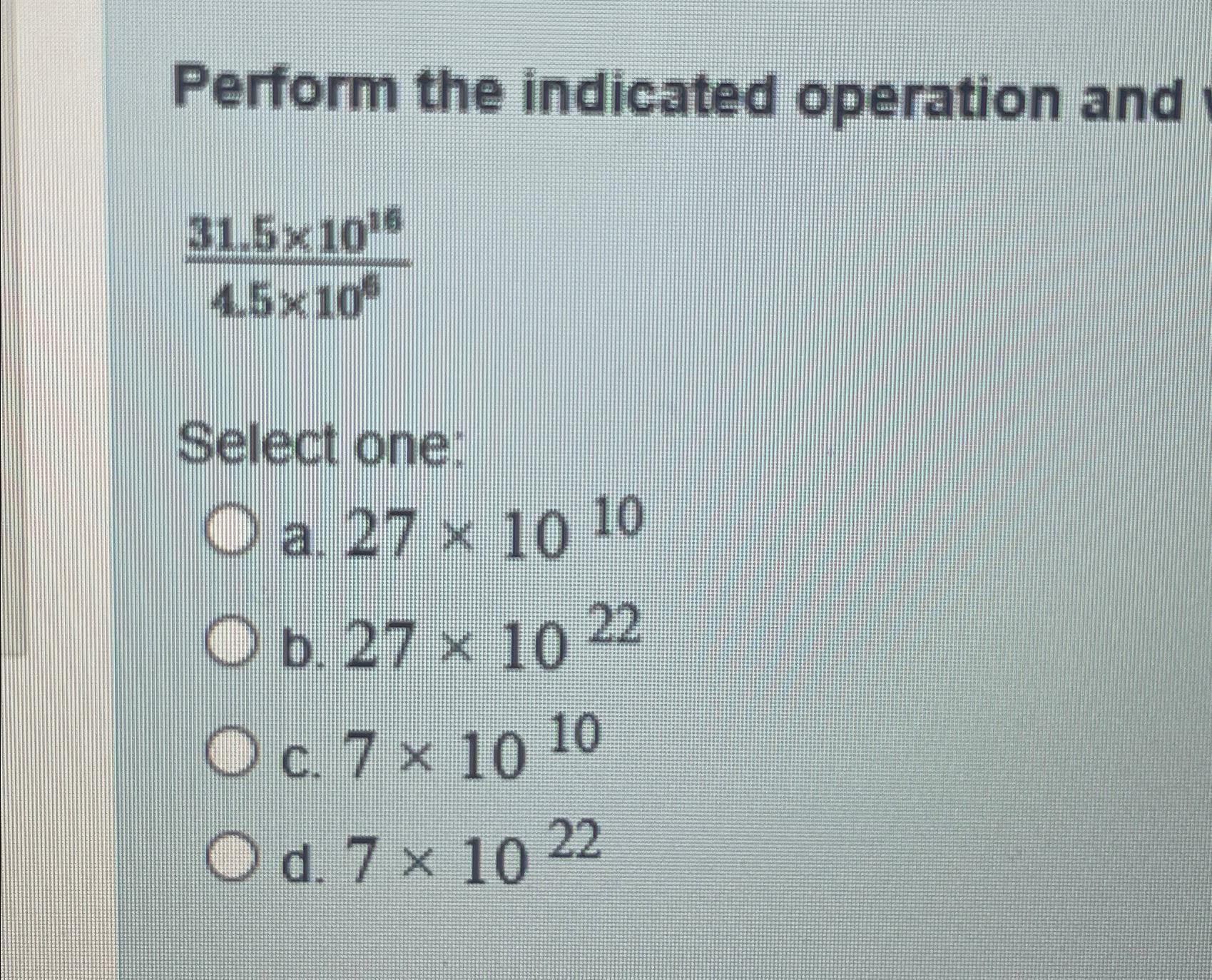 Solved Perform the indicated operation | Chegg.com