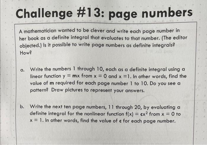 Solved A mathematician wanted to be clever and write each | Chegg.com