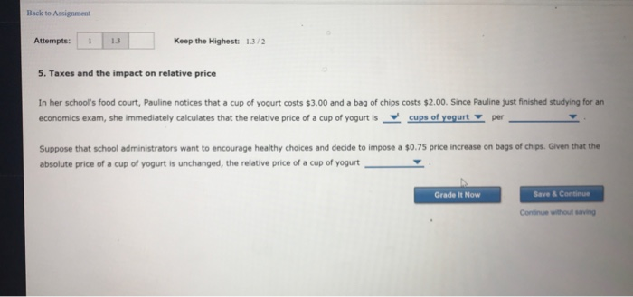 Solved Back to Assignment Attempts: Keep the Highest: 13/2 | Chegg.com