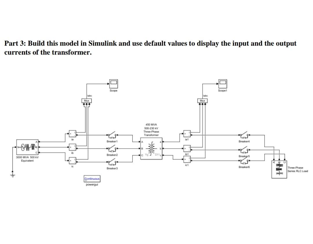 Solved Part 3: Build this model in Simulink and use default | Chegg.com