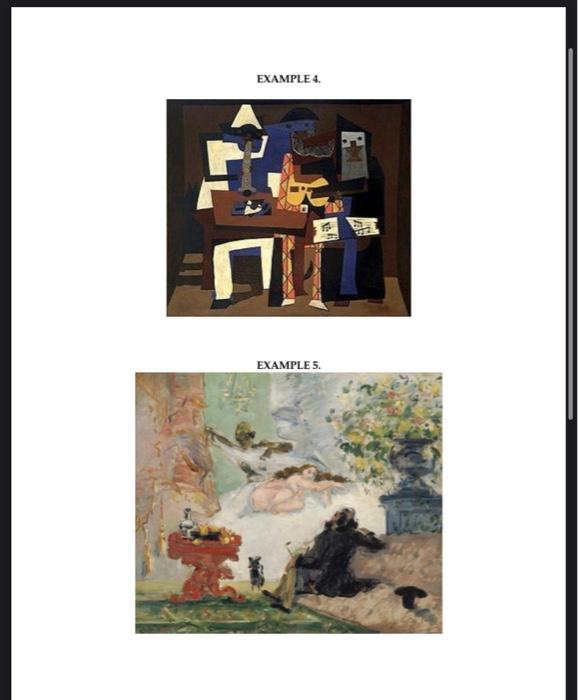 Solved Part 1: Unprepared Visual Art Identification (Spts] | Chegg.com