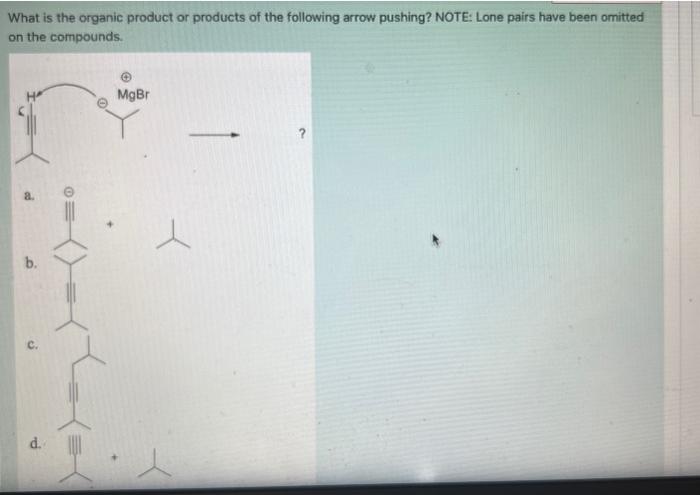 Solved Which of the following represents the correct arrow | Chegg.com