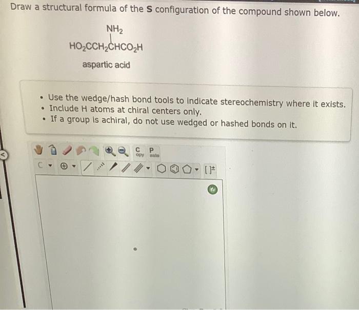 Solved Draw a structural formula of the RS configuration of | Chegg.com