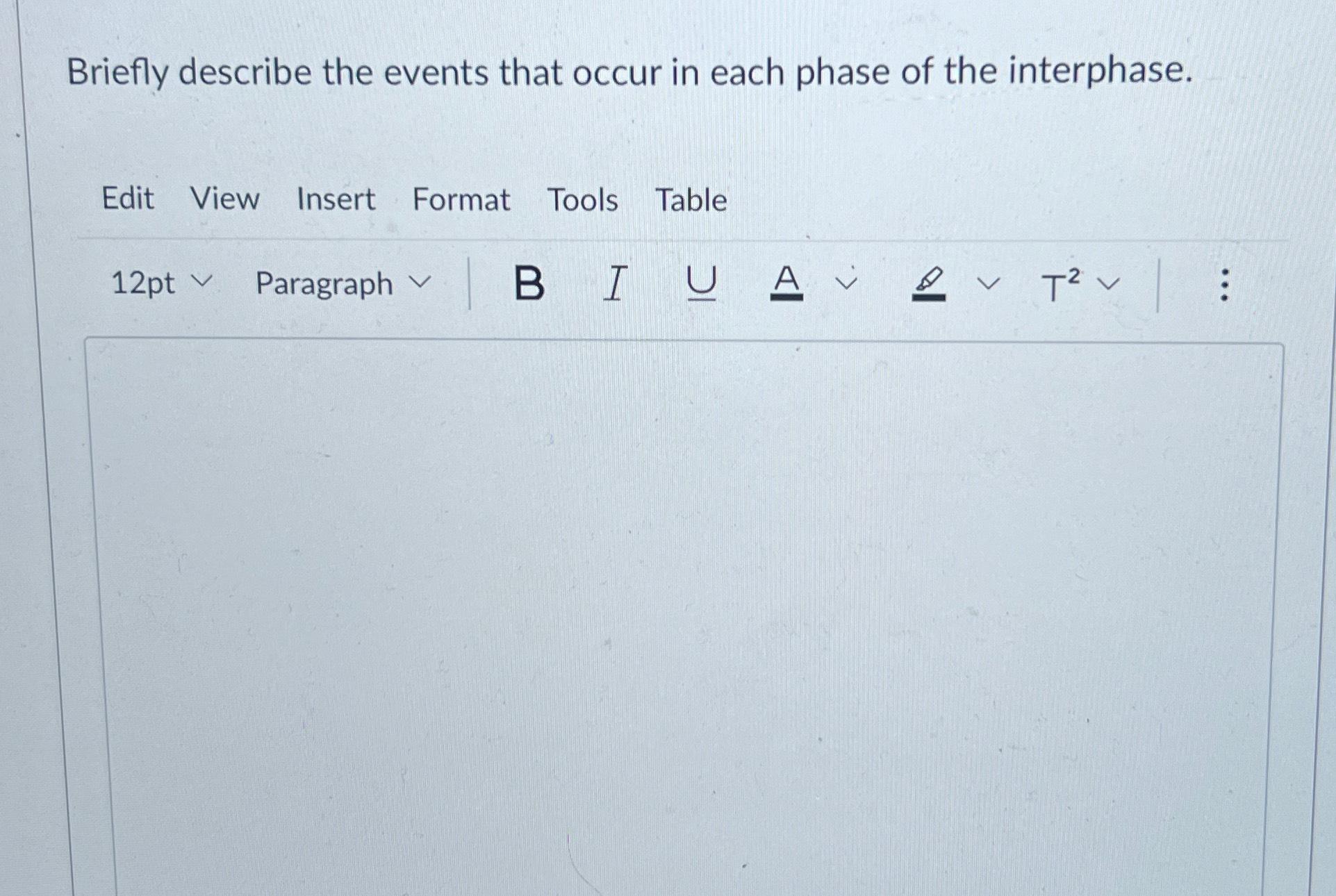 Solved Briefly describe the events that occur in each phase | Chegg.com