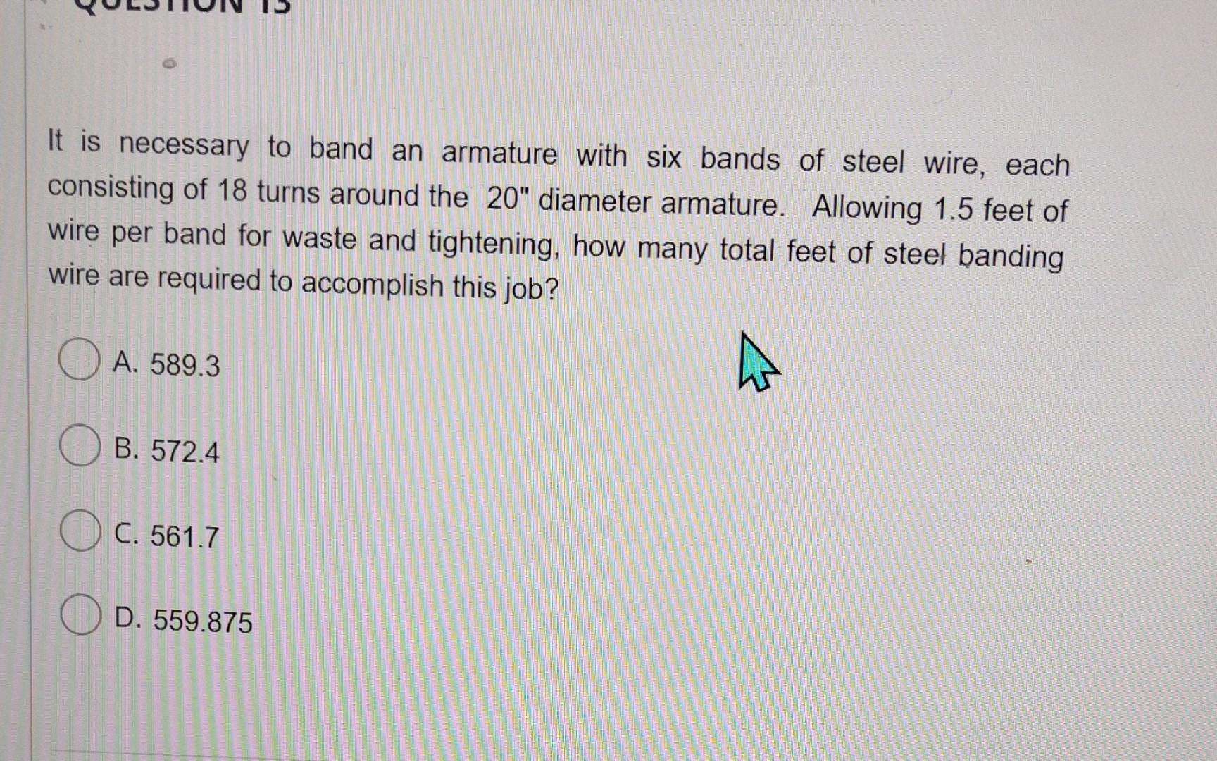 Solved An electrician estimates that three bundles (300 | Chegg.com