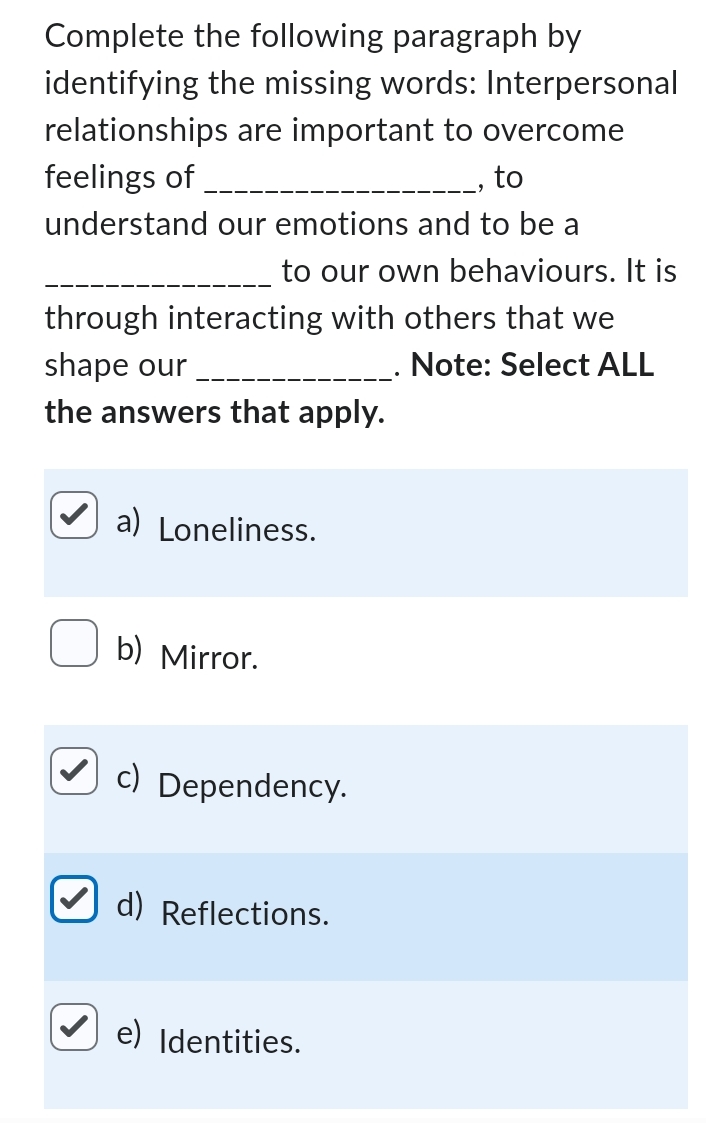 Solved Complete the following paragraph by identifying the | Chegg.com