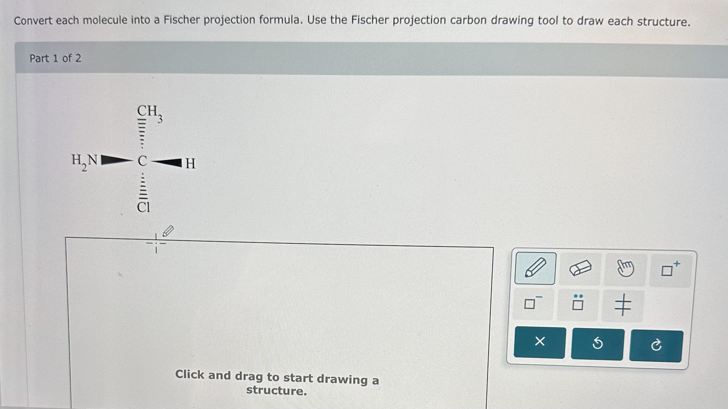 Solved Convert each molecule into a Fischer projection | Chegg.com