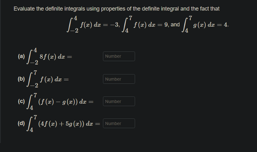Solved Evaluate the definite integrals using properties of | Chegg.com