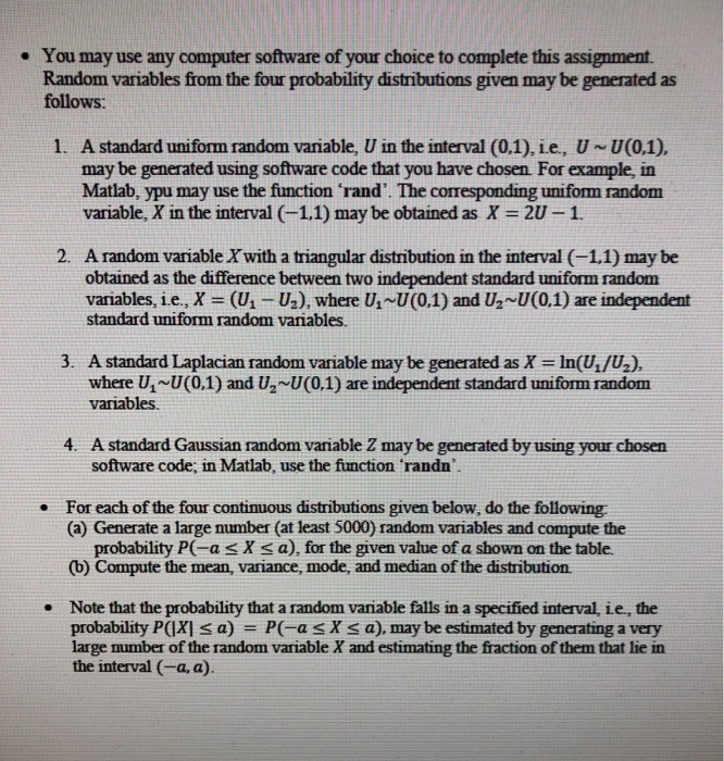 Solved Prob. 3 (Laplace Distribution) Consider a two-sided | Chegg.com