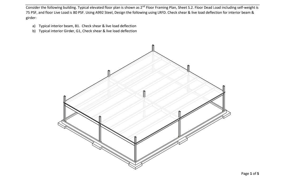 Consider the following building. Typical elevated | Chegg.com