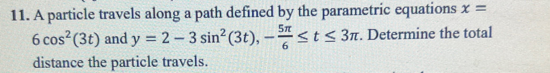 A particle travels along a path defined by the | Chegg.com