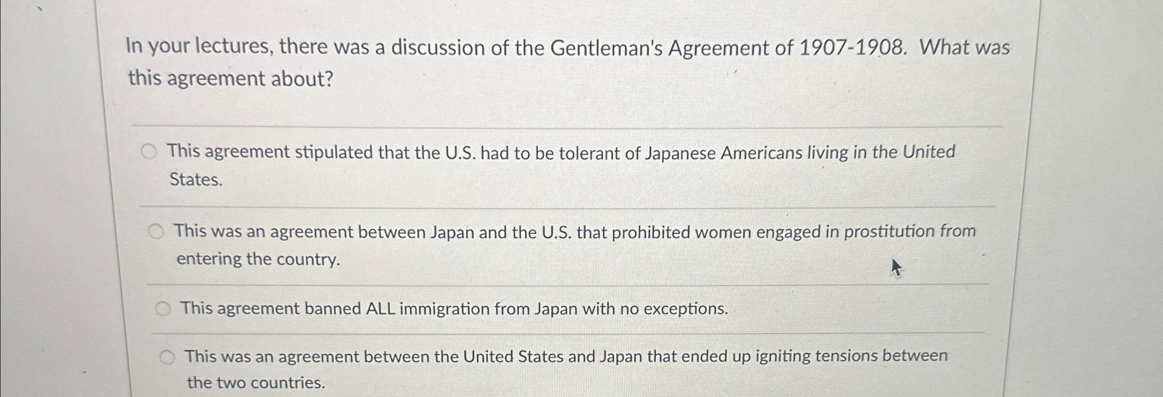 Solved In your lectures, there was a discussion of the | Chegg.com