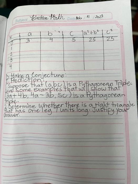 Solved Subject: math / elective math Question problem: | Chegg.com