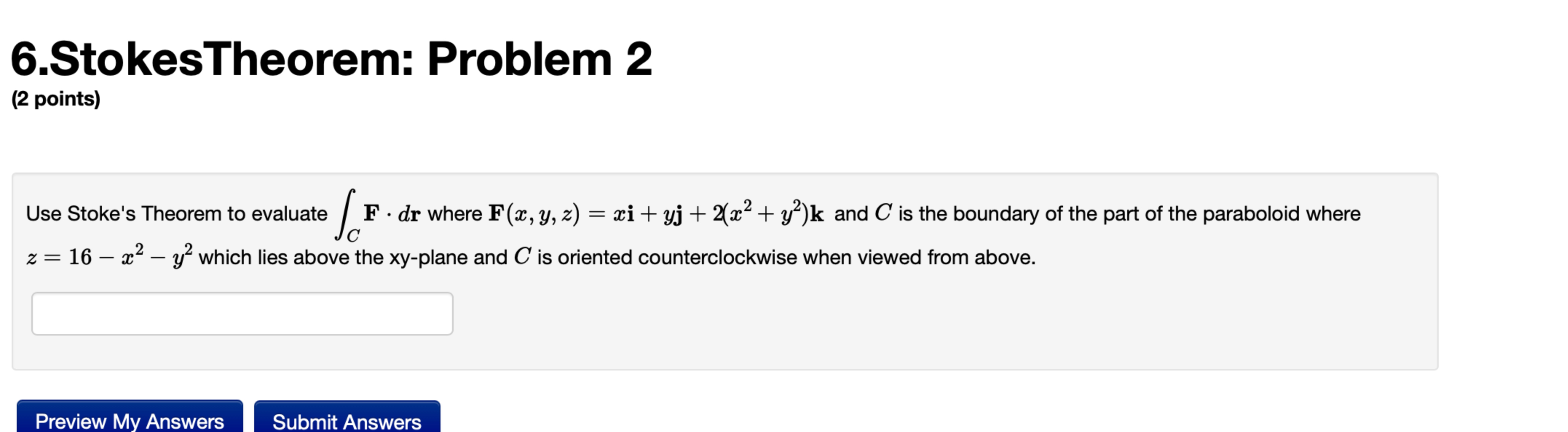 Solved Use Stoke's Theorem to evaluate ∫C﻿F*dr ﻿where | Chegg.com