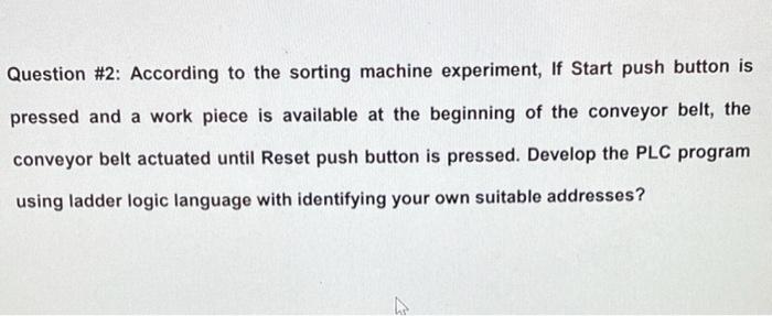 Solved Assignment #1: Ladder Logic Programming Question #1: | Chegg.com